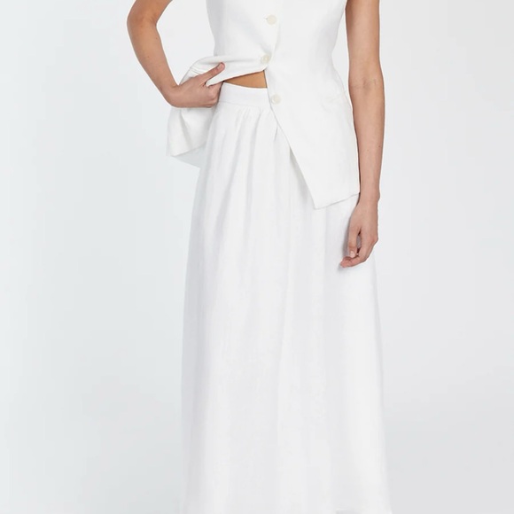 DISSH | Skirts | Dissh Linen Midi Skirt New With Tags | Poshmark